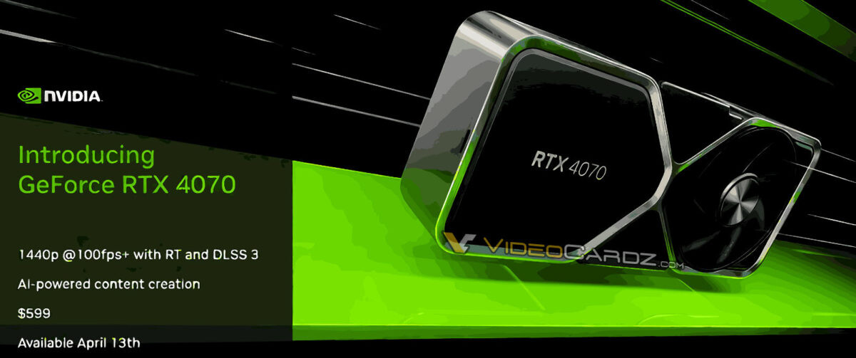 Hình ảnh và thông tin dòng card đồ họa Geforce RTX 4070 dần lộ diện ...