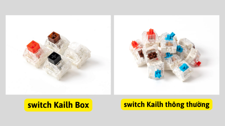 Switch Kailh Box là gì? Các loại switch Kailh Box phổ biến