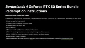 Hướng dẫn redeem code game Borderlands 4 khi mua Colorful iGame GeForce ...